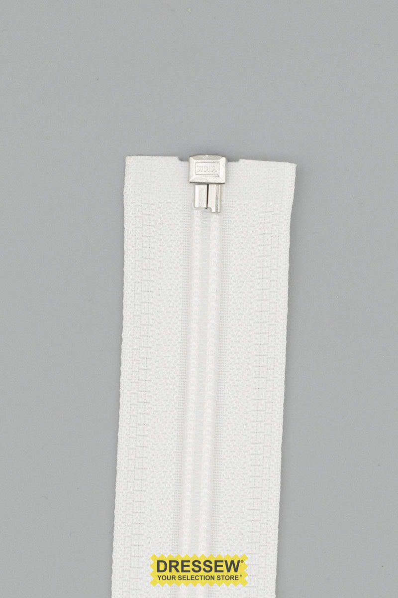 YKK #5 Medium Coil Separating Zipper 105cm (42") White – Dressew Supply Ltd.