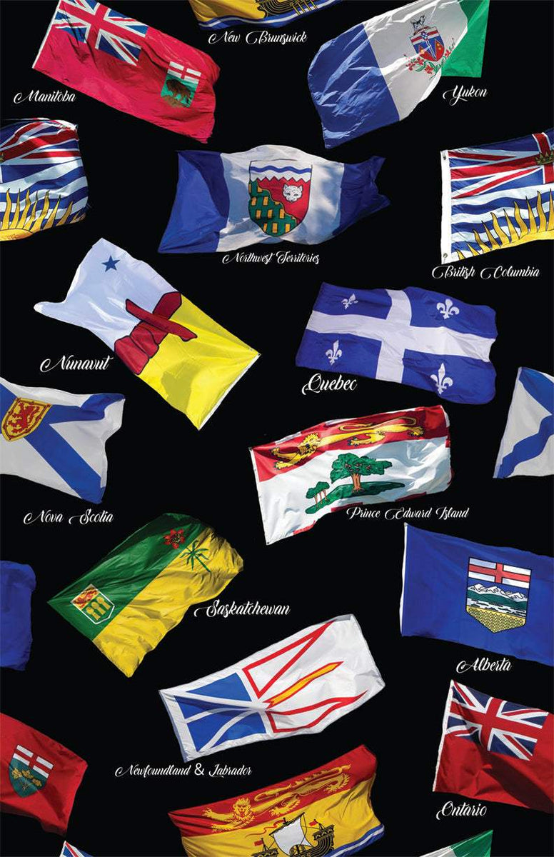 Canadian Road Trip Provincial Flags By Hoffman Exclusive For Trendtex ...