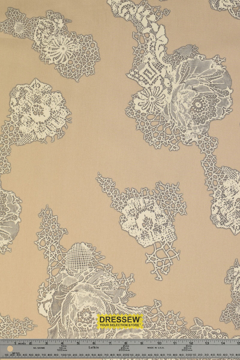 Caprice Print Taupe – Dressew Supply Ltd.