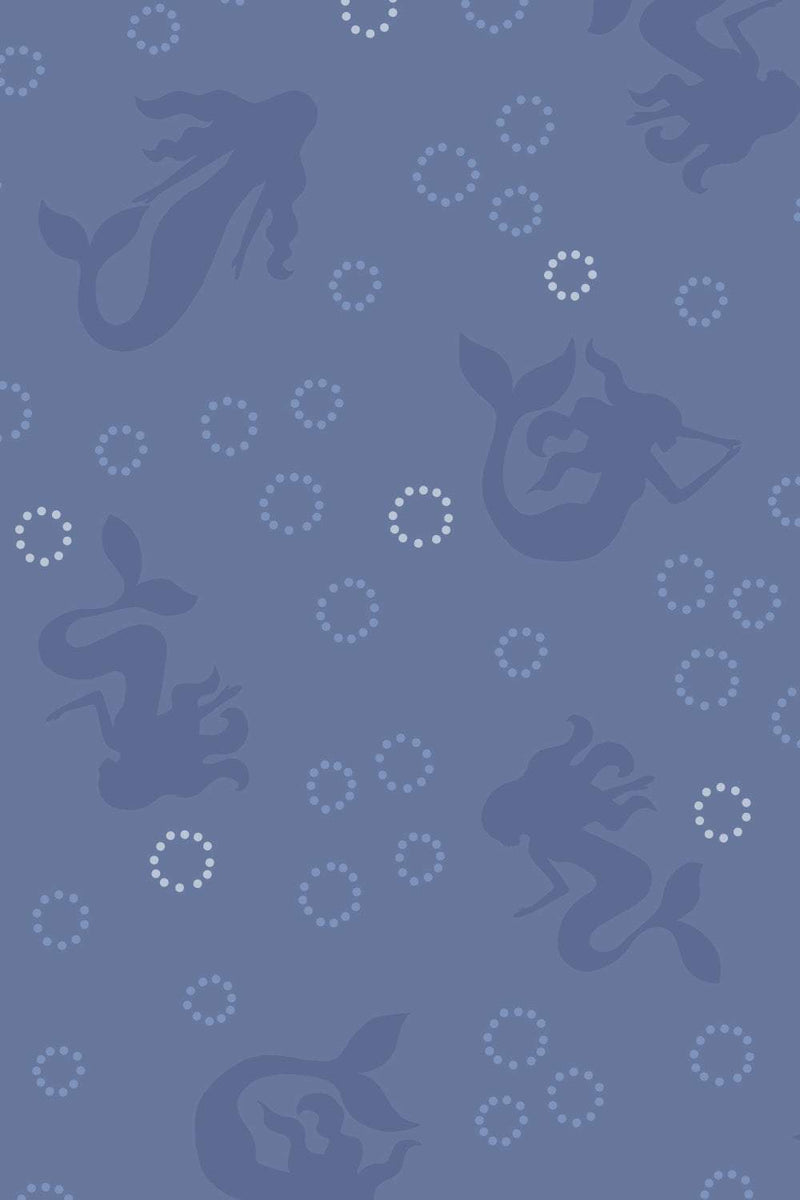 Moontide Mermaids By Lewis & Irene Mid Blue / Metallic Silver – Dressew ...