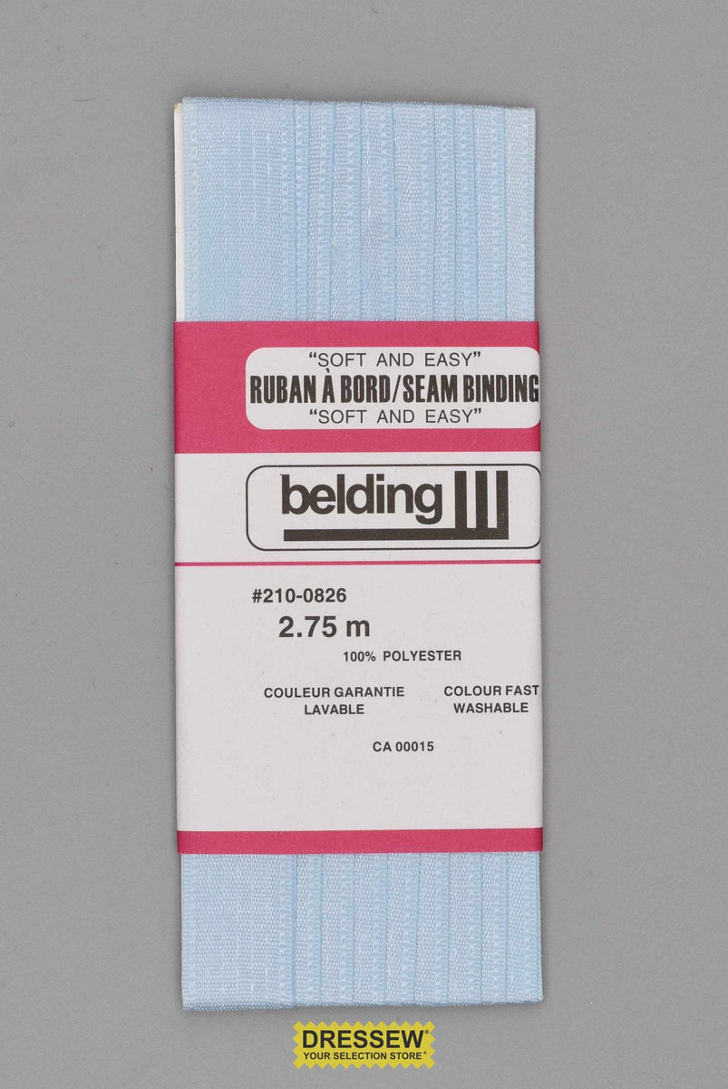 Seam Binding Light Blue – Dressew Supply Ltd.